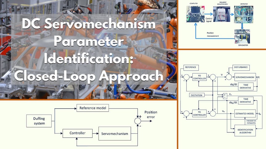 DC Servomechanism Parameter Identification: Closed-Loop Approach