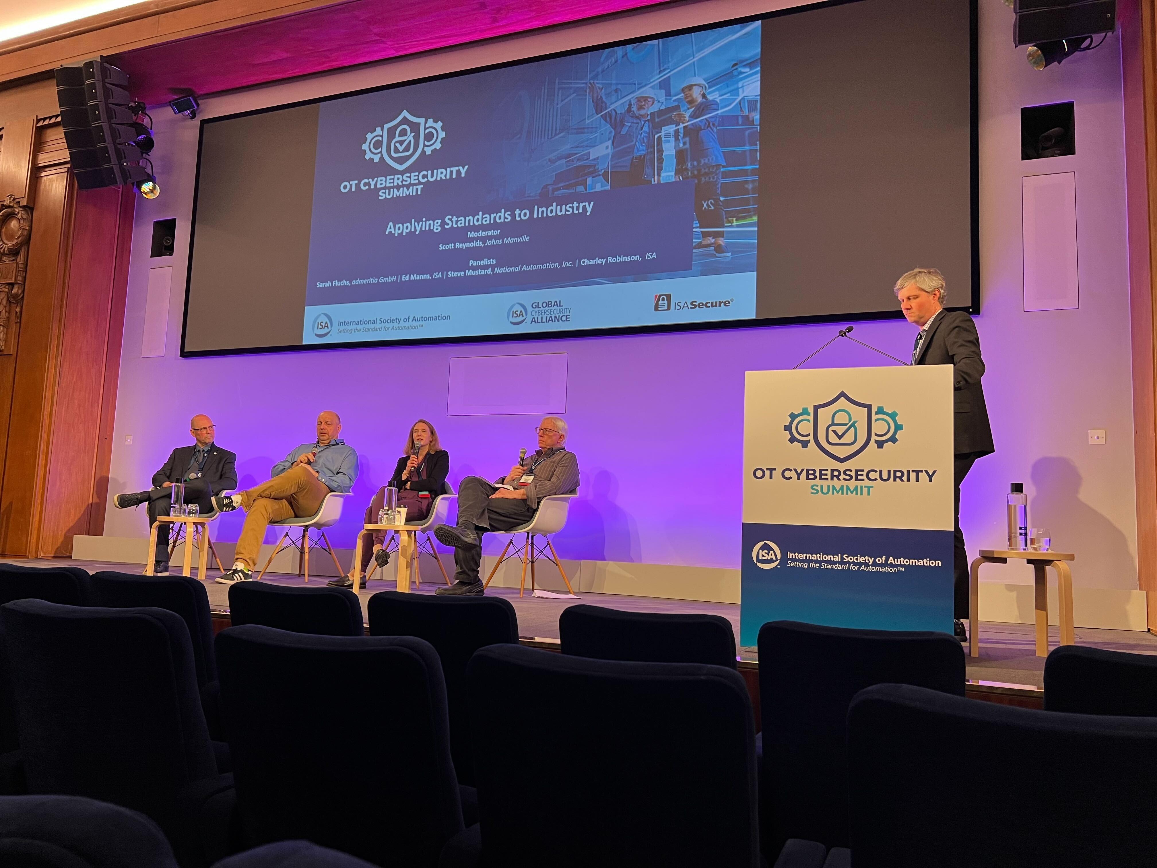 ISA Offers Leading Industrial Cybersecurity Content at London Event