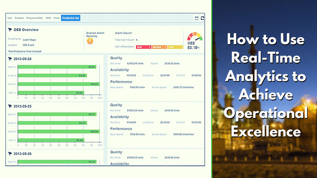 How to Use Real-Time Analytics to Achieve Operational Excellence
